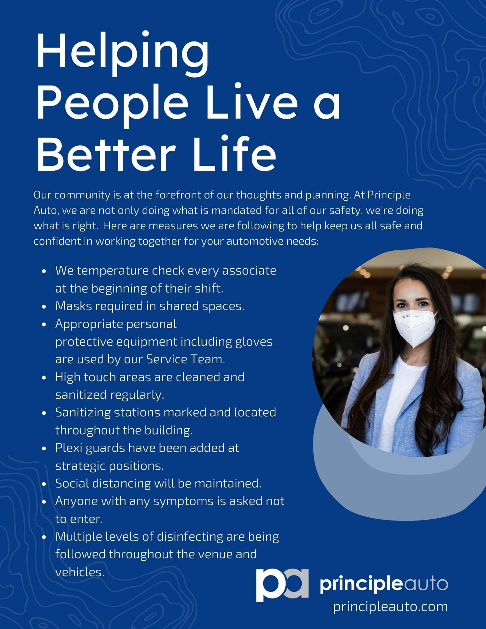 Dealership Safety Precautions | Principle Auto Group