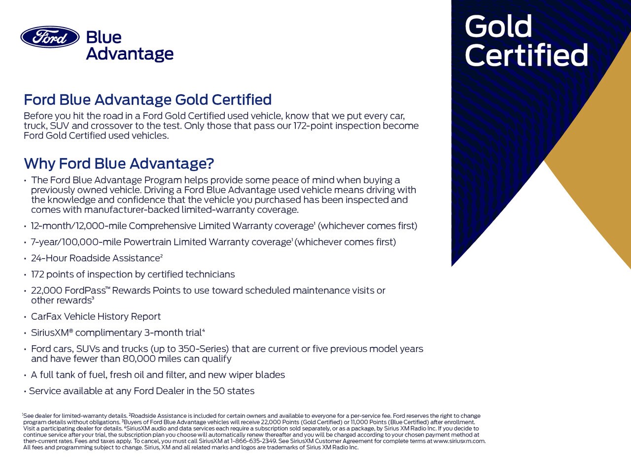 Ford Gold Advantage | Prosper Ford