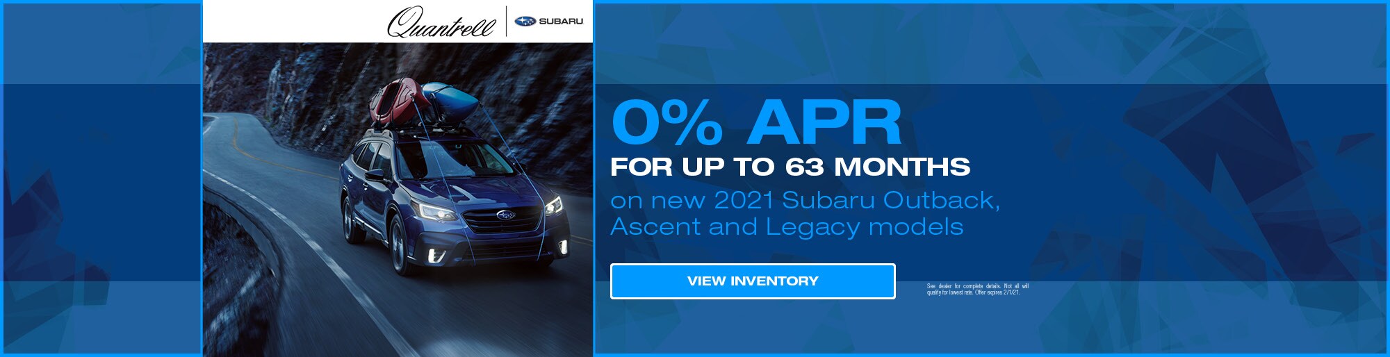 Quantrell Subaru | New & Used Car Dealership in Lexington KY