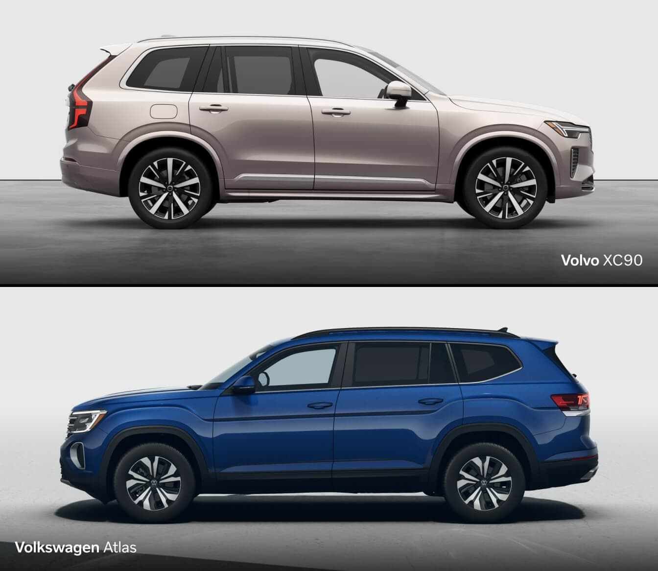 Volvo XC90 Vs. Volkswagen Atlas: Midsize SUV Comparison