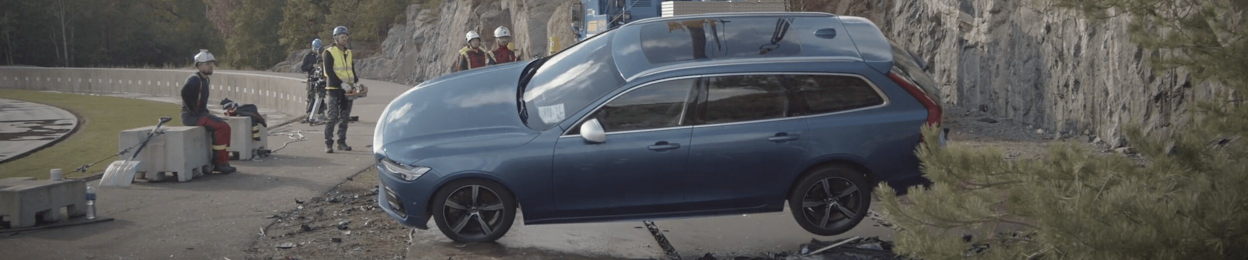 Volvo Crane Test: Testing Volvo Models On Impact