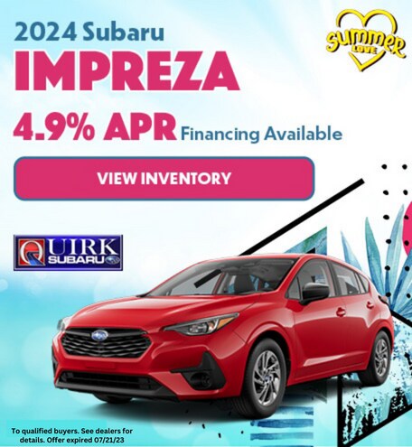 New Subaru Specials in Bangor, ME | Quirk Subaru of Bangor