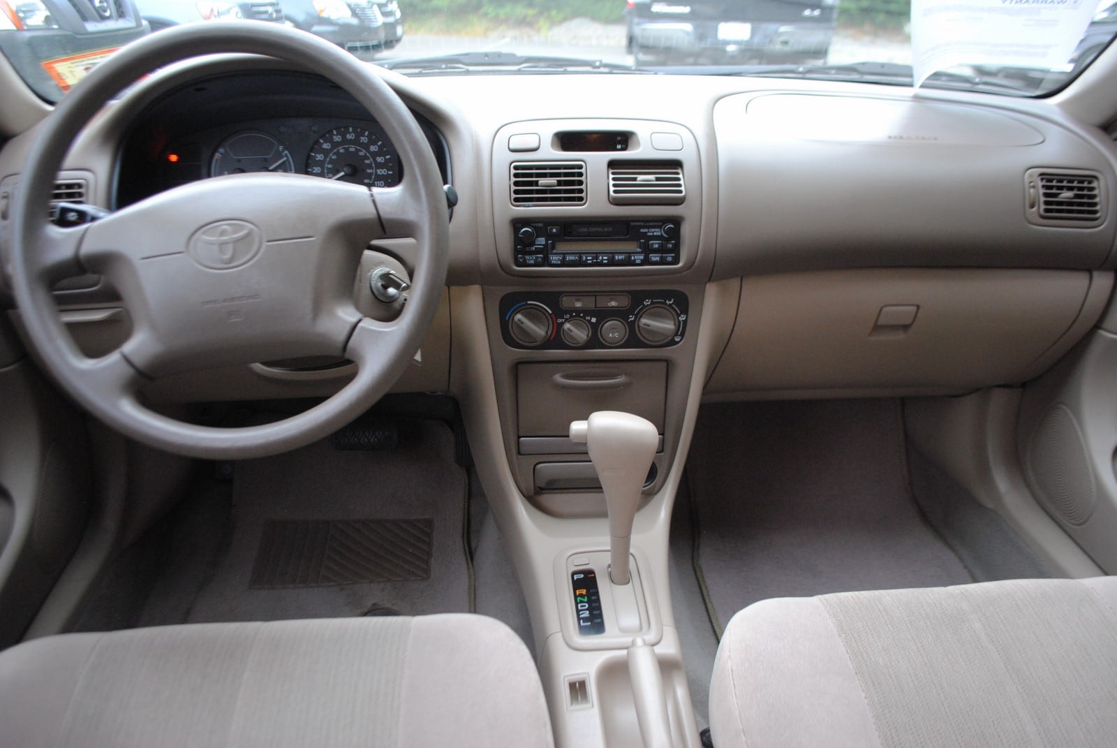 2001 Toyota Corolla Interior
