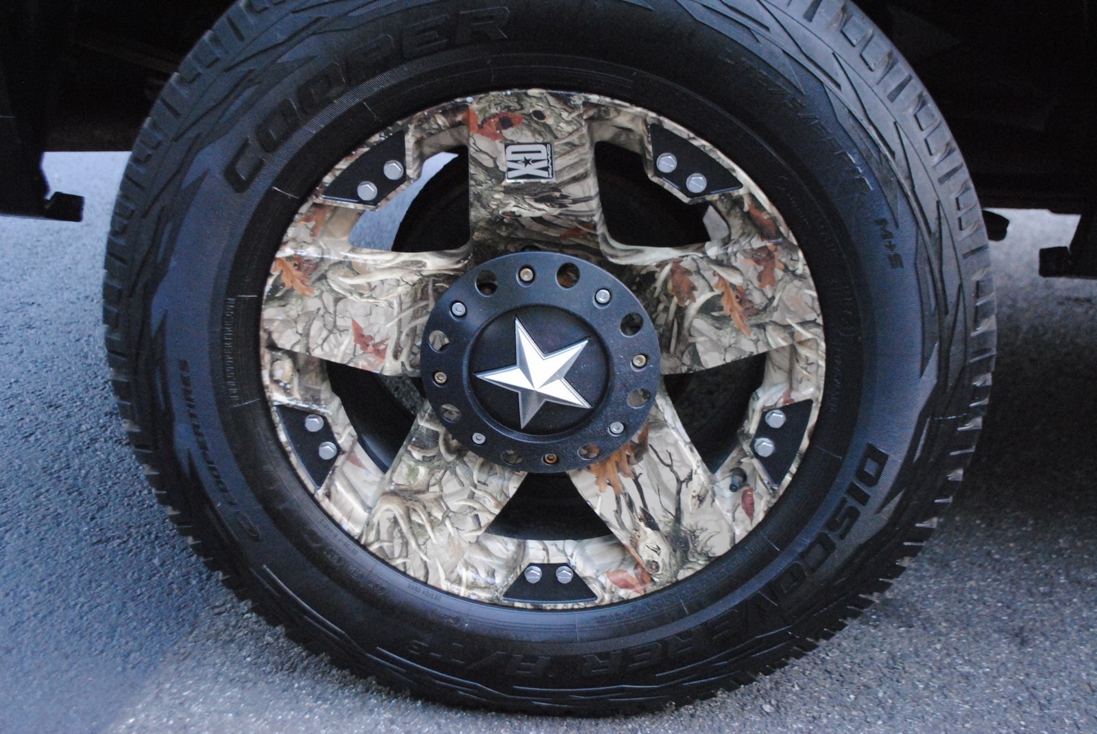 Camo Rockstar Rims On Dodge