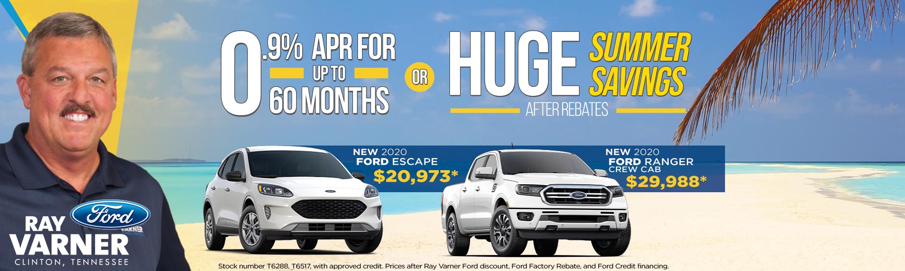 Ray Varner Ford New Specials | Ray Varner Ford LLC (SALES DEPT.)