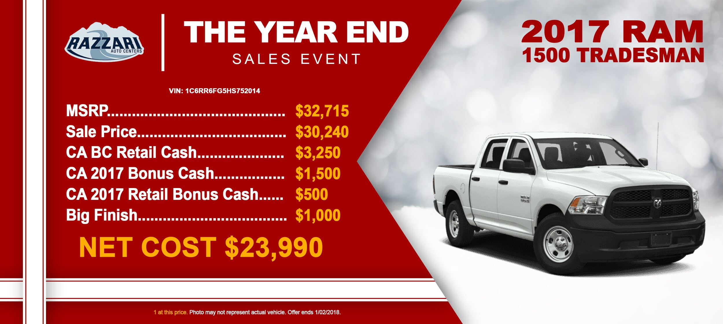 Year End Sales | Razzari Dodge Chrysler Jeep Ram