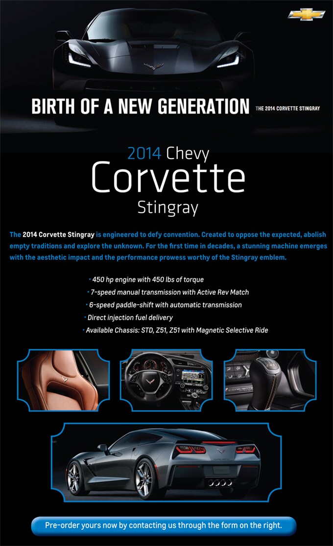 2014 Corvette Stingray at Reliable Chevy MO in Springfield