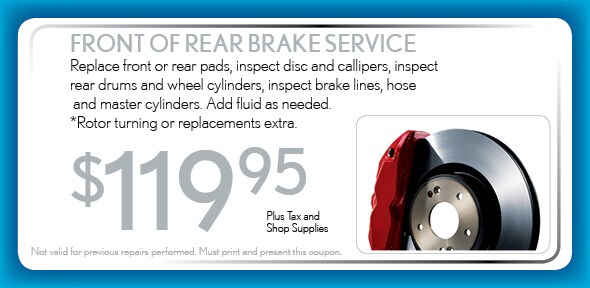 Front Brake Pad Service Coupon Savings Springfield MO | Hyundai Auto ...