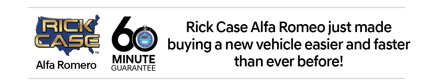 The Rick Case 60 Minute Guarantee | Rick Case Alfa Romeo