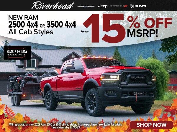 New Vehicle Specials | Riverhead Chrysler Dodge Jeep Ram