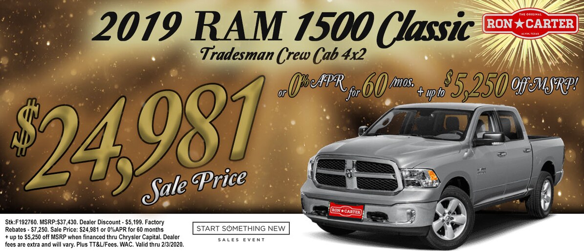 The Original Ron Carter Chrysler Jeep Dodge Ram in ALVIN | New & Used ...