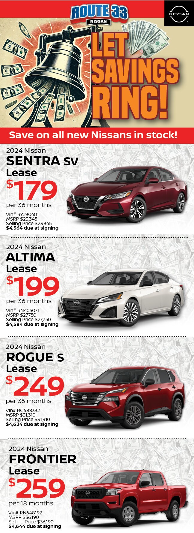 Route 33 New Nissan Specials | Route 33 Nissan