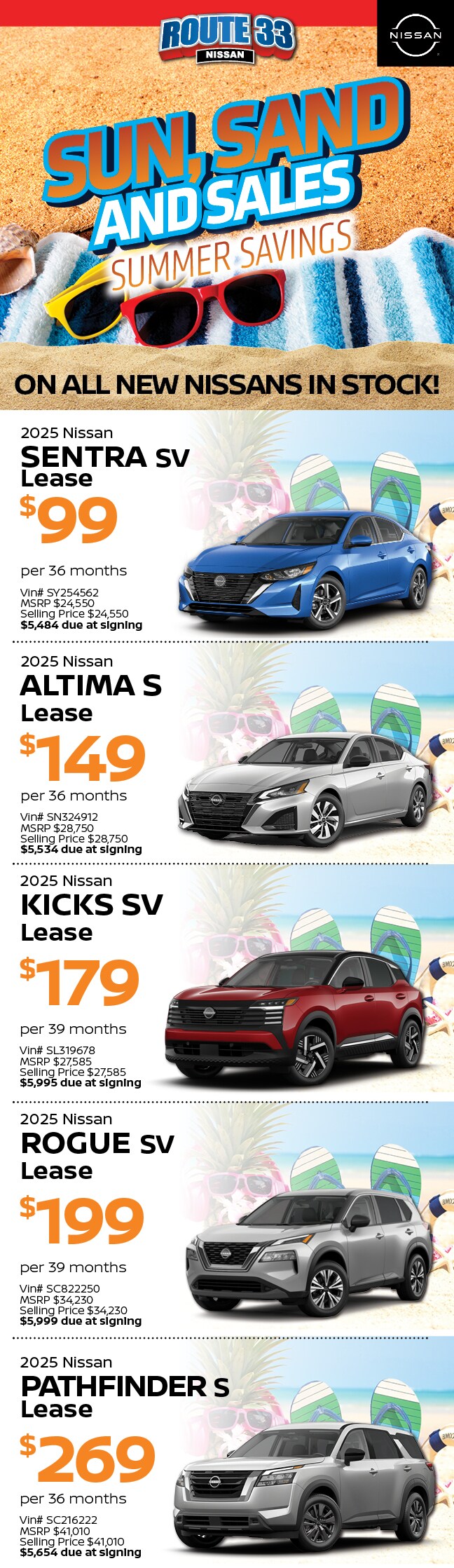 Route 33 New Nissan Specials | Route 33 Nissan