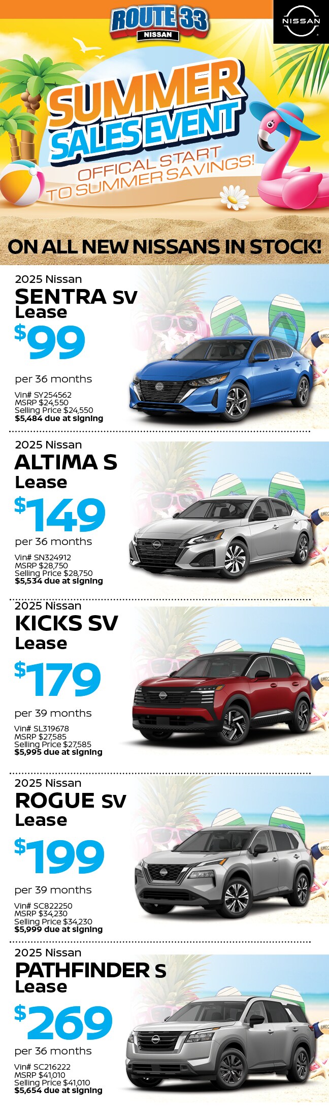 Route 33 New Nissan Specials | Route 33 Nissan