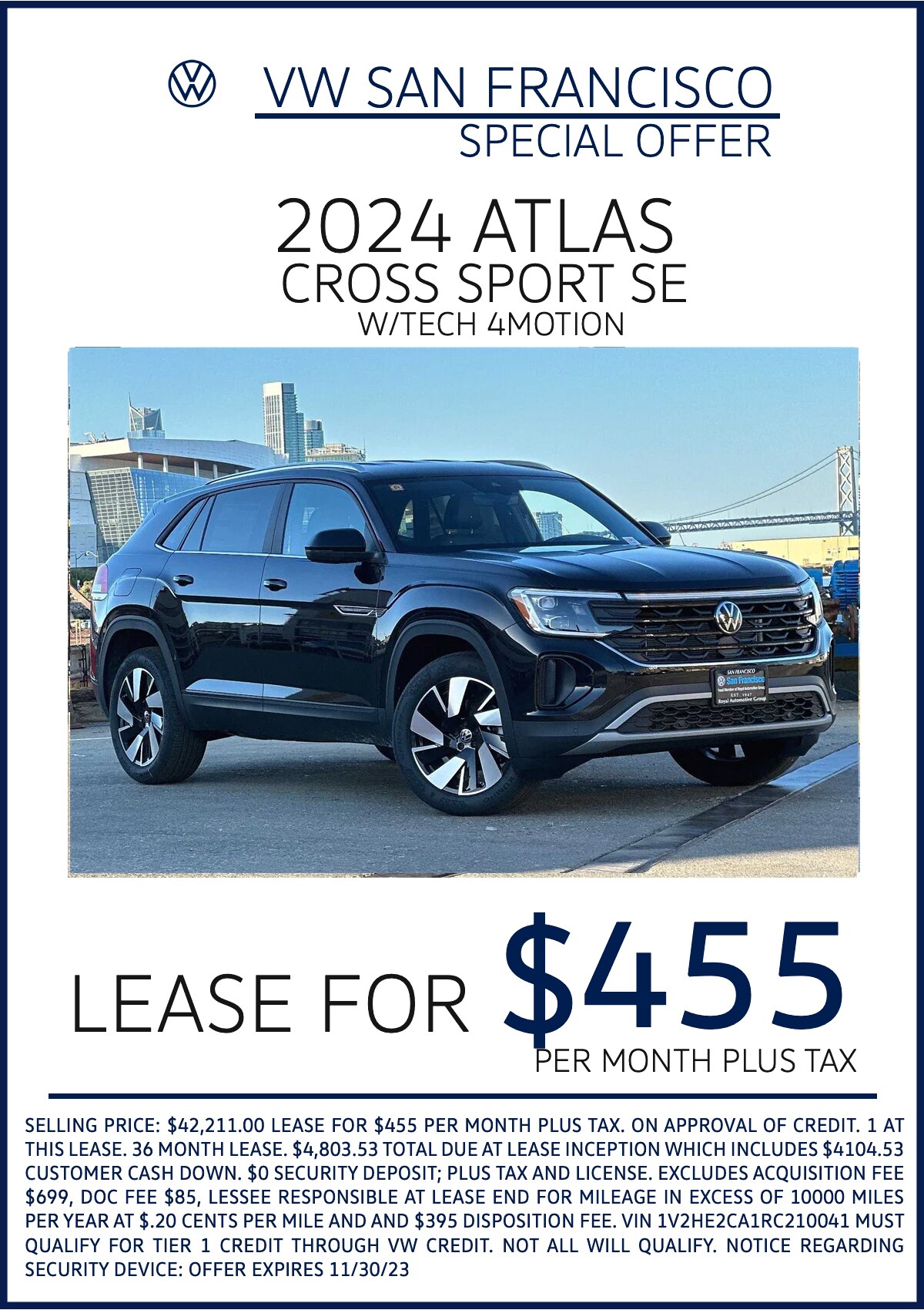 New Special Offers | Volkswagen San Francisco