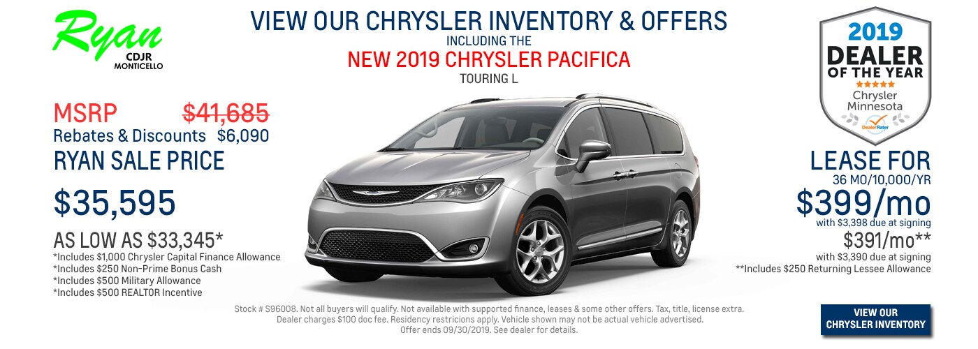 Ryan Chrysler Dodge Jeep Ram of Monticello | New Chrysler, Dodge, Jeep ...