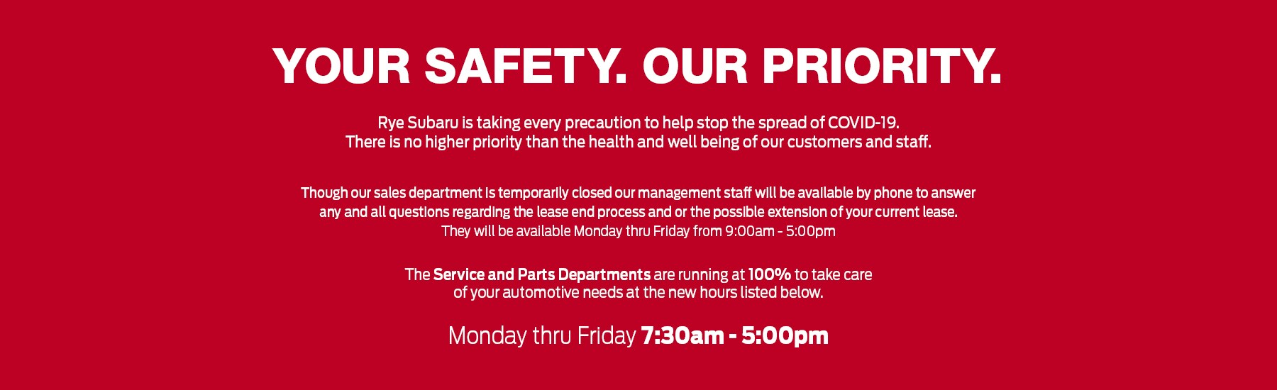 Rye Subaru: New & Pre-Owned Subaru Dealership Near White Plains NY