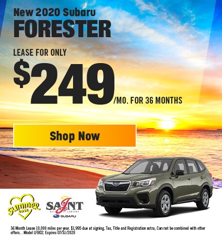 New Vehicle Specials | Saint J Subaru