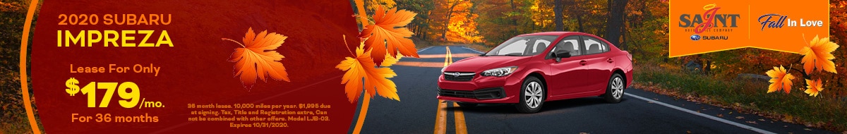 New Subaru Impreza For Sale in Saint J, VT | Saint J Subaru