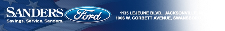 Sanders Ford | Ford Dealership in Jacksonville NC