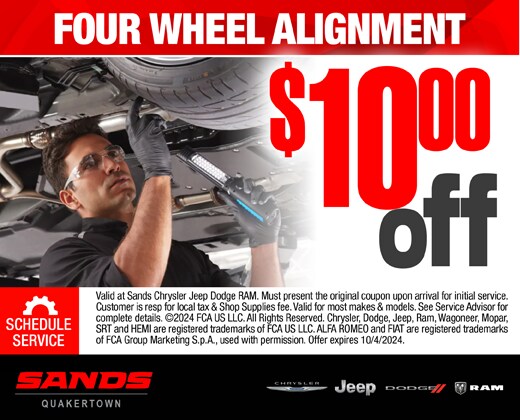 Service Specials from Sands Chrysler Jeep Dodge RAM | Sands Chrysler ...