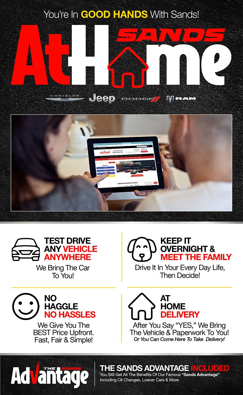 SHOP AT HOME WITH SANDS CHRYSLER JEEP DODGE RAM | Sands Chrysler Jeep ...