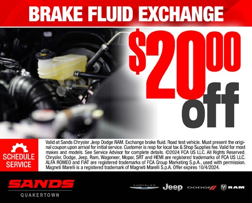 Service Specials from Sands Chrysler Jeep Dodge RAM | Sands Chrysler ...
