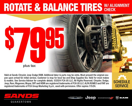 Service Specials from Sands Chrysler Jeep Dodge RAM | Sands Chrysler ...