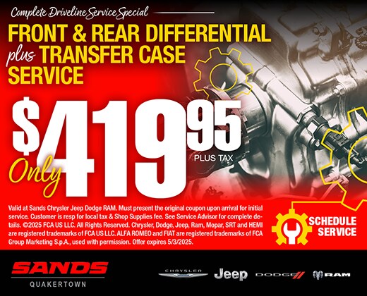 Service Specials from Sands Chrysler Jeep Dodge RAM | Sands Chrysler ...