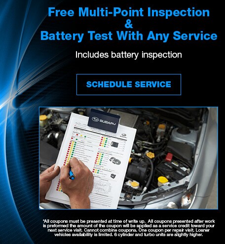 Service Specials | Schaller Subaru