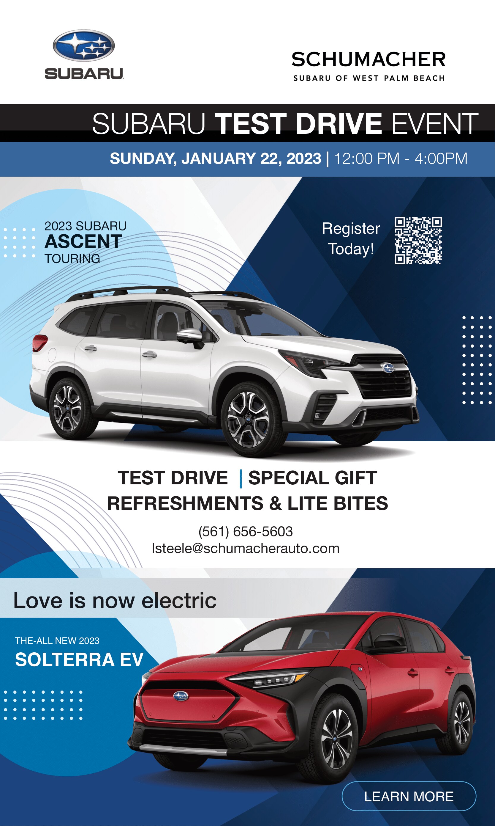 Subaru Test Drive Event | Schumacher Subaru