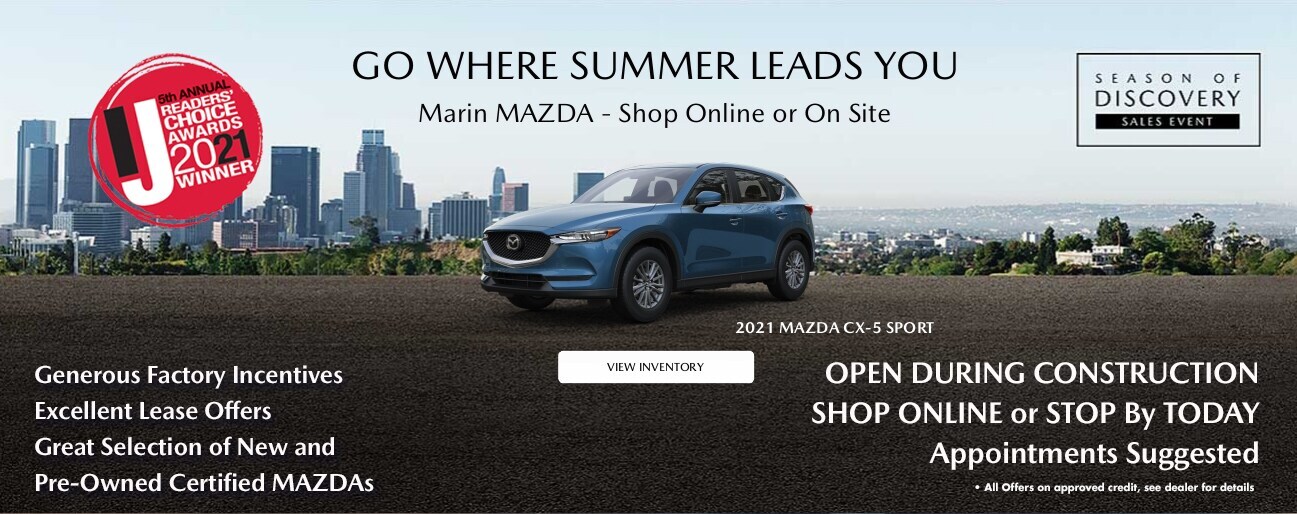 New and Used Mazda dealership in San Rafael CA | Marin Mazda