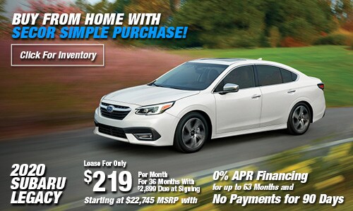Secor Subaru New London | New Subaru Lease Offers and Specials