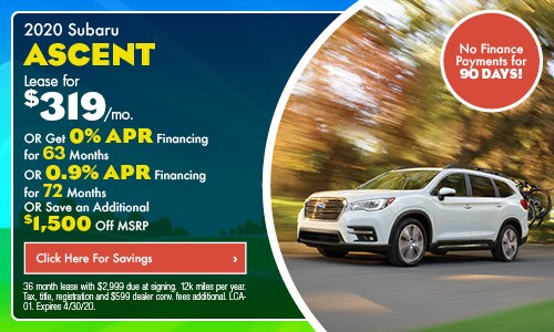 Secor Subaru New London | New Subaru Lease Offers and Specials
