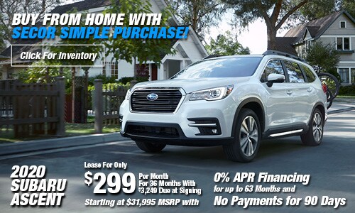 Secor Subaru New London | New Subaru Lease Offers and Specials