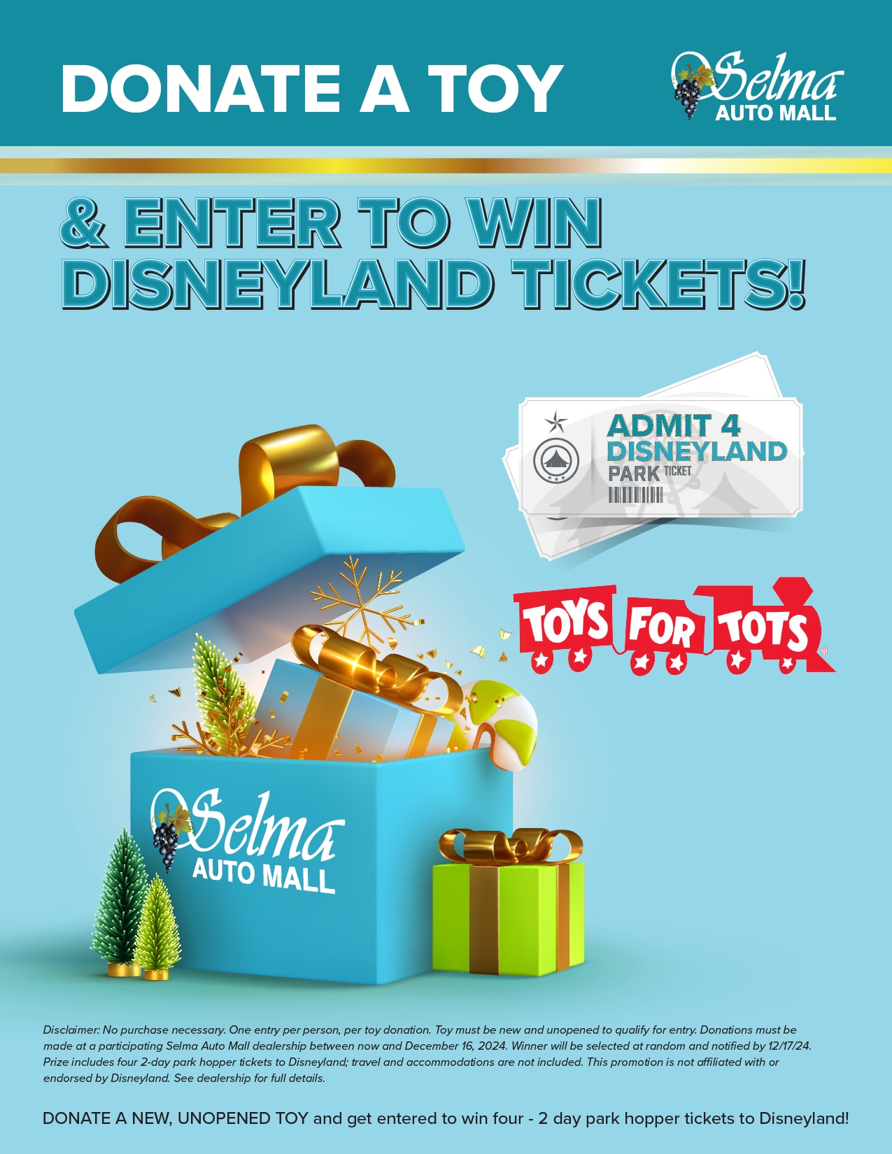 Toys for Tots | Selma Auto Mall