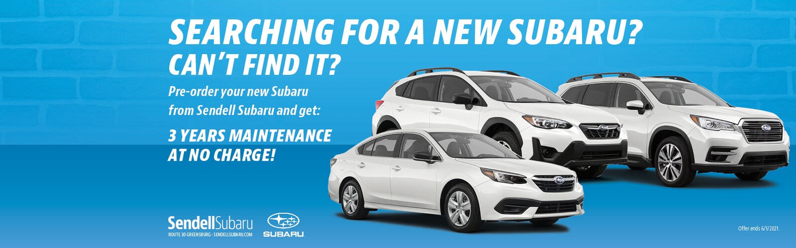 Sendell Subaru | Subaru Dealer in Greensburg PA