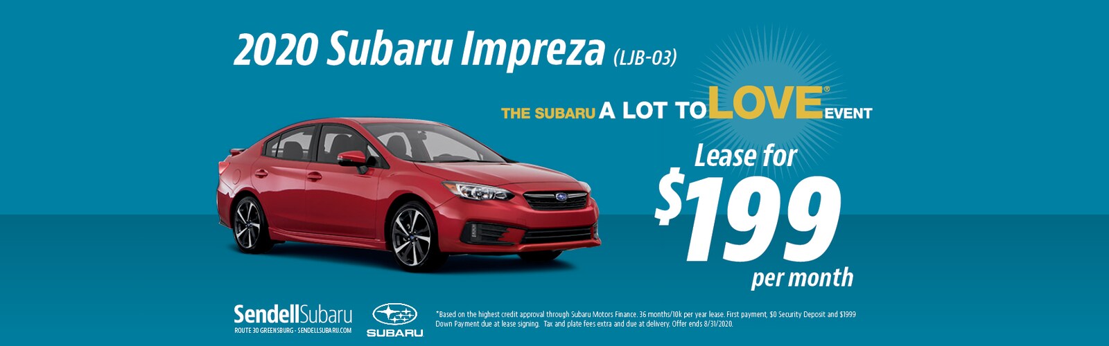 Sendell Subaru | New 2020 Subaru Dealer in Greensburg Serving Pennsylvania
