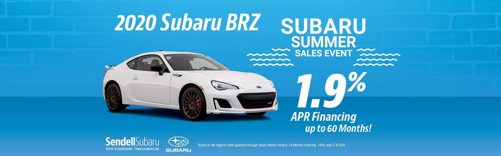 Sendell Subaru | New 2020 Subaru Dealer in Greensburg Serving Pennsylvania