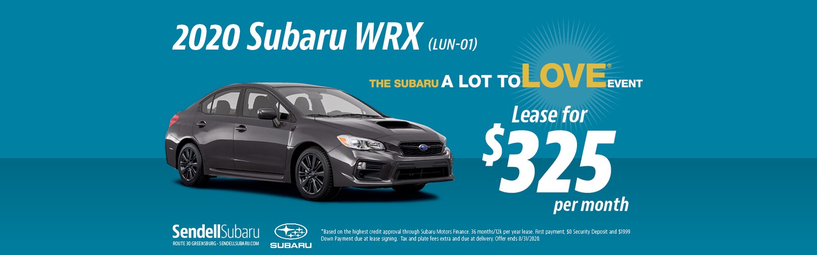 Sendell Subaru | New 2020 Subaru Dealer in Greensburg Serving Pennsylvania