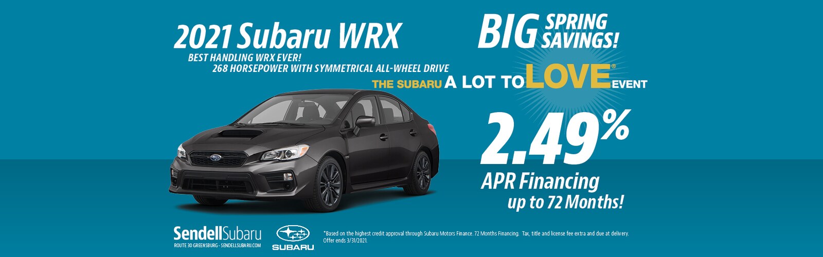 Sendell Subaru | Subaru Dealer in Greensburg PA