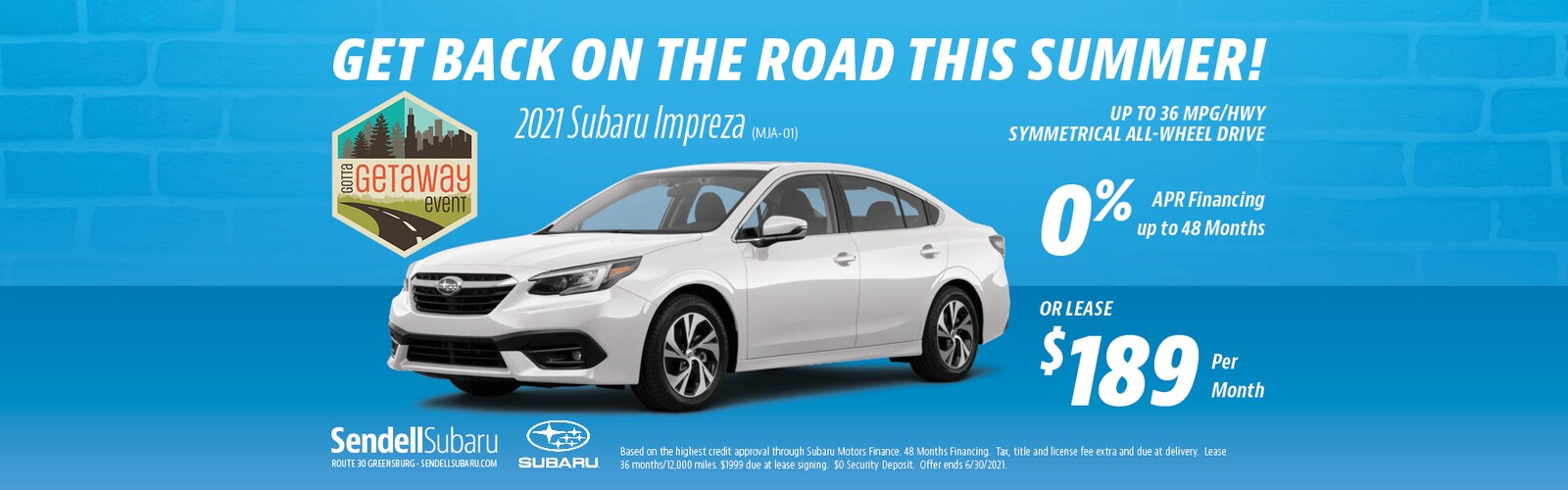 Sendell Subaru | Subaru Dealer in Greensburg PA