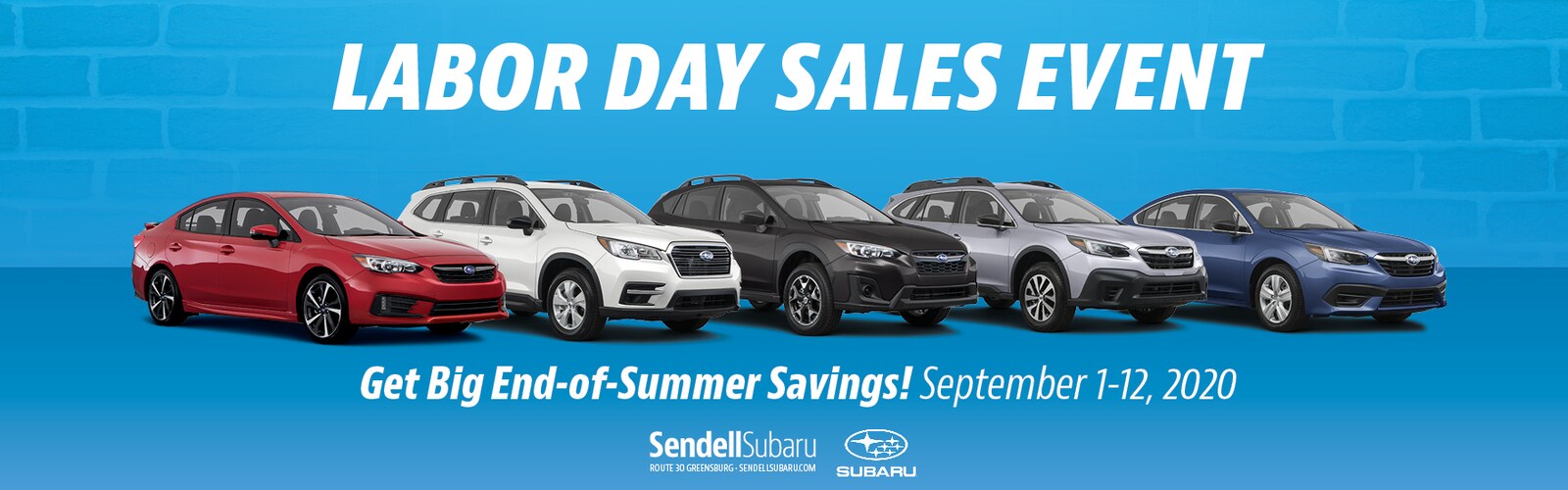Sendell Subaru | New 2020 Subaru Dealer in Greensburg Serving Pennsylvania