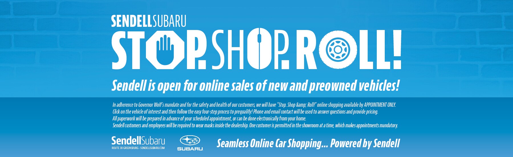 Sendell Subaru | New 2020 Subaru Dealer in Greensburg Serving Pennsylvania