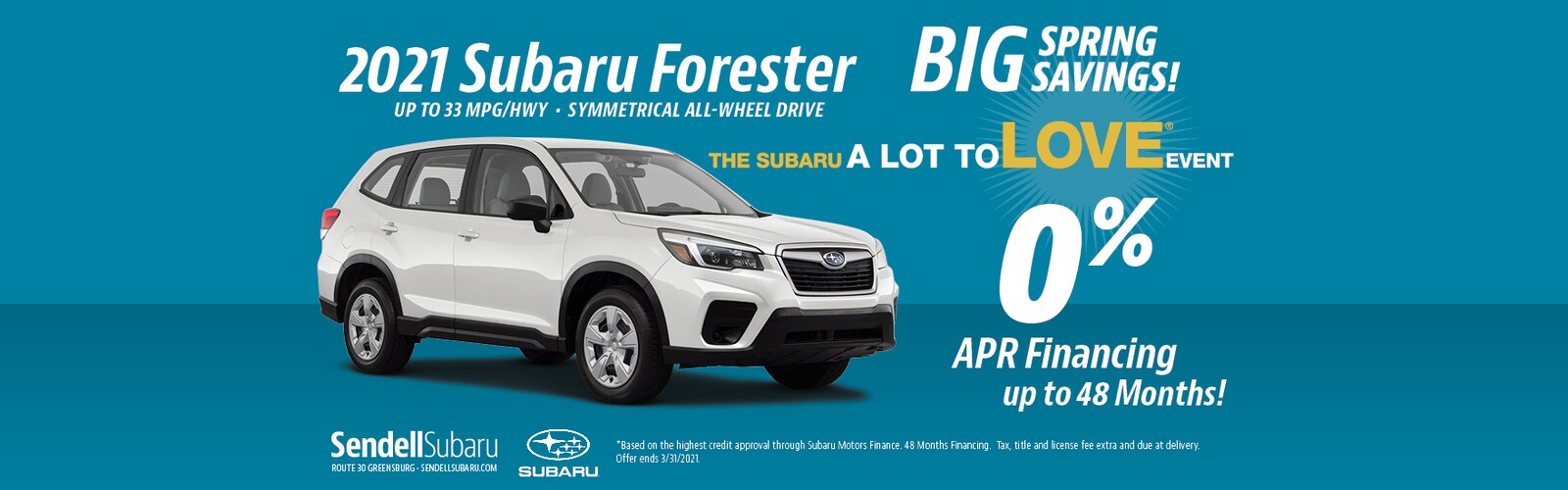 Sendell Subaru | Subaru Dealer in Greensburg PA