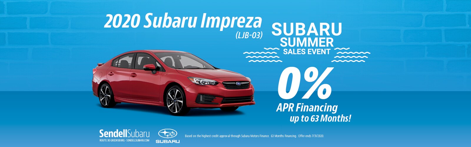 Sendell Subaru | New 2020 Subaru Dealer in Greensburg Serving Pennsylvania