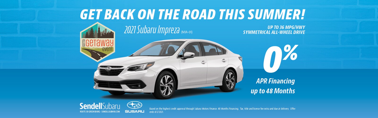 Sendell Subaru | Subaru Dealer in Greensburg PA