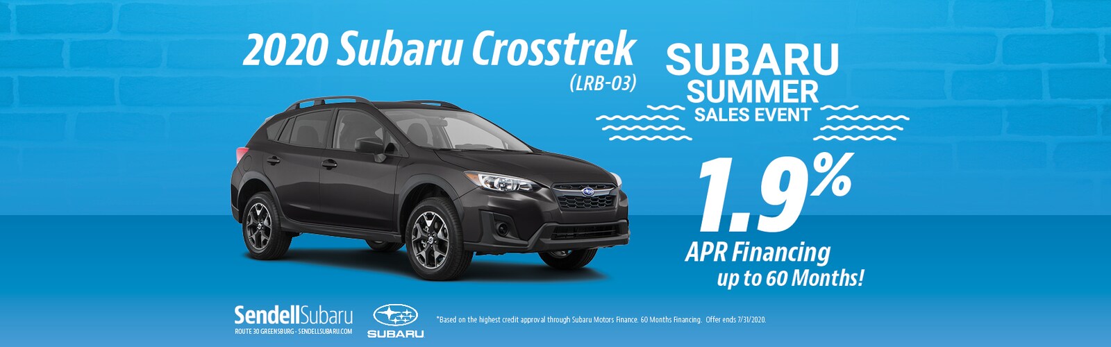 Sendell Subaru | New 2020 Subaru Dealer in Greensburg Serving Pennsylvania