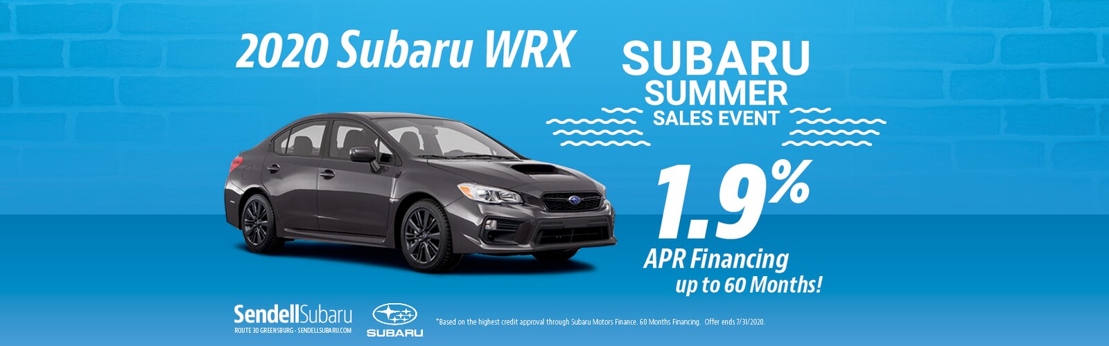 Sendell Subaru | New 2020 Subaru Dealer in Greensburg Serving Pennsylvania