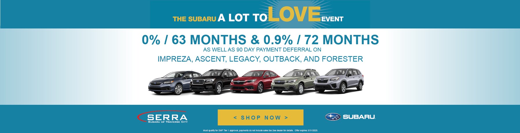 New Subaru & Used Car Dealer in Traverse City, MI | Serra Subaru of ...